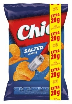Čips CHIO salted 140g+20g gratis - Cenoteka