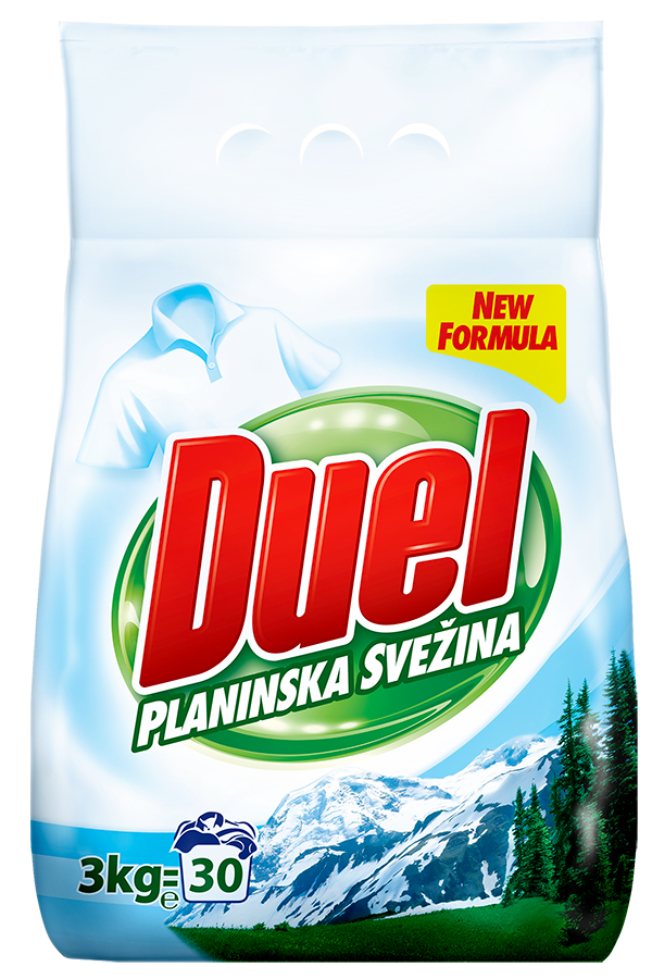 DUEL planinska svežina deterdžent za veš 30 pranja (3kg) - Cenoteka