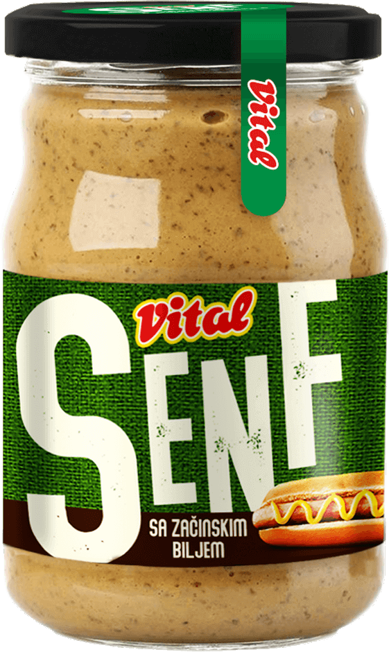 Senf VITAL sa začinskim biljem 190g - Cenoteka