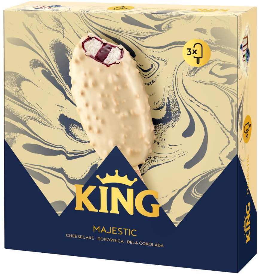 Sladoled FRIKOM King majestic multipack 3x100ml - Cenoteka