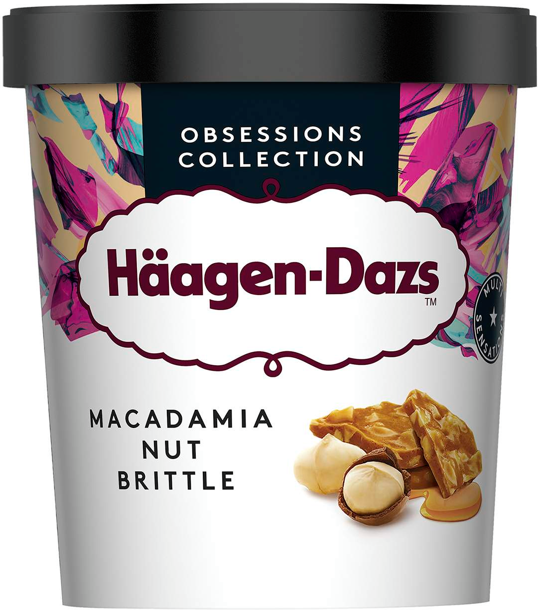 Sladoled HAAGEN DAZS macadamia nut brittle 460ml - Cenoteka