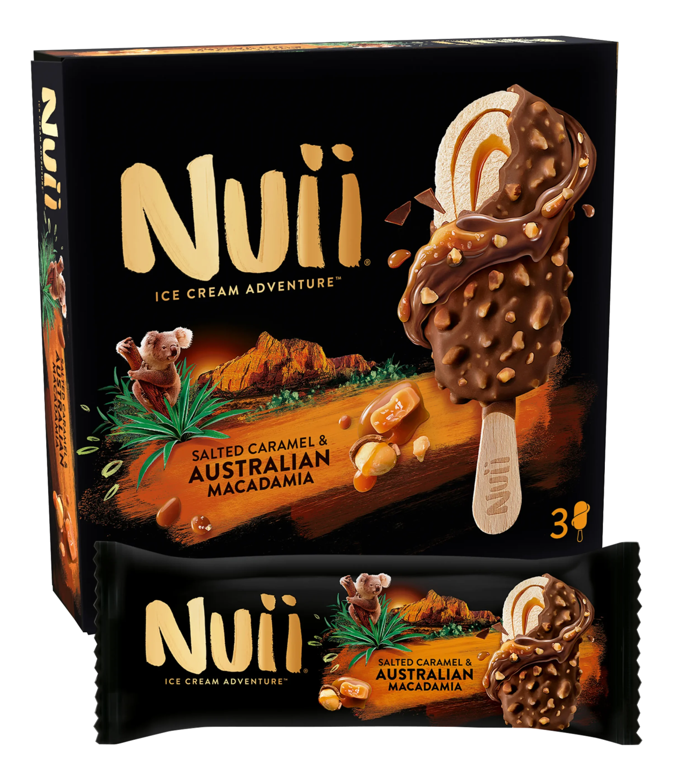 Sladoled NUII Australian 3x90ml - Cene i Akcije