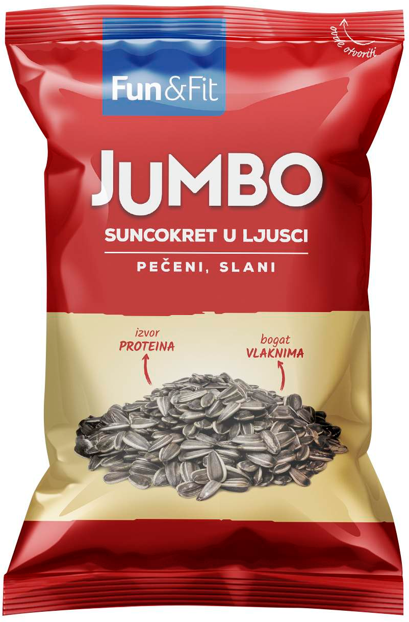 Suncokret FUN&FIT Jumbo u ljusci pečeni slani 200g - Cenoteka