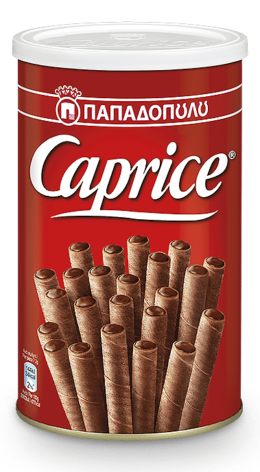 Vafl roleri CAPRICE classic lešnik i kakao krem 115g - Cenoteka