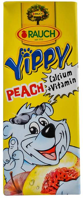 Voćni sok RAUCH Yippy peach 200ml - Cenoteka