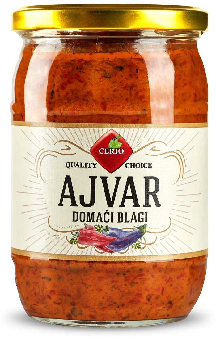 Ajvar CERIO domaći blagi 560g - Cenoteka