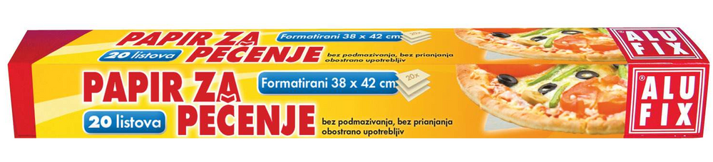 ALUFIX papir za pečenje 20kom - Cenoteka