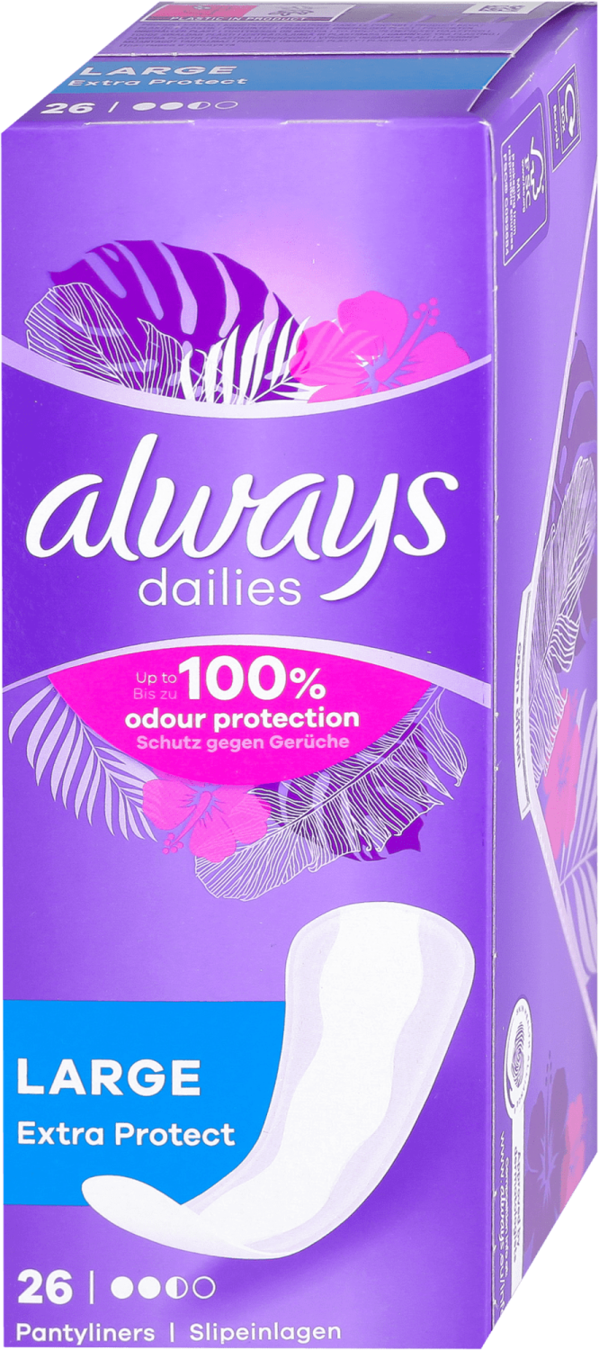 ALWAYS Extra protect large dnevni ulošci 26kom - Cenoteka