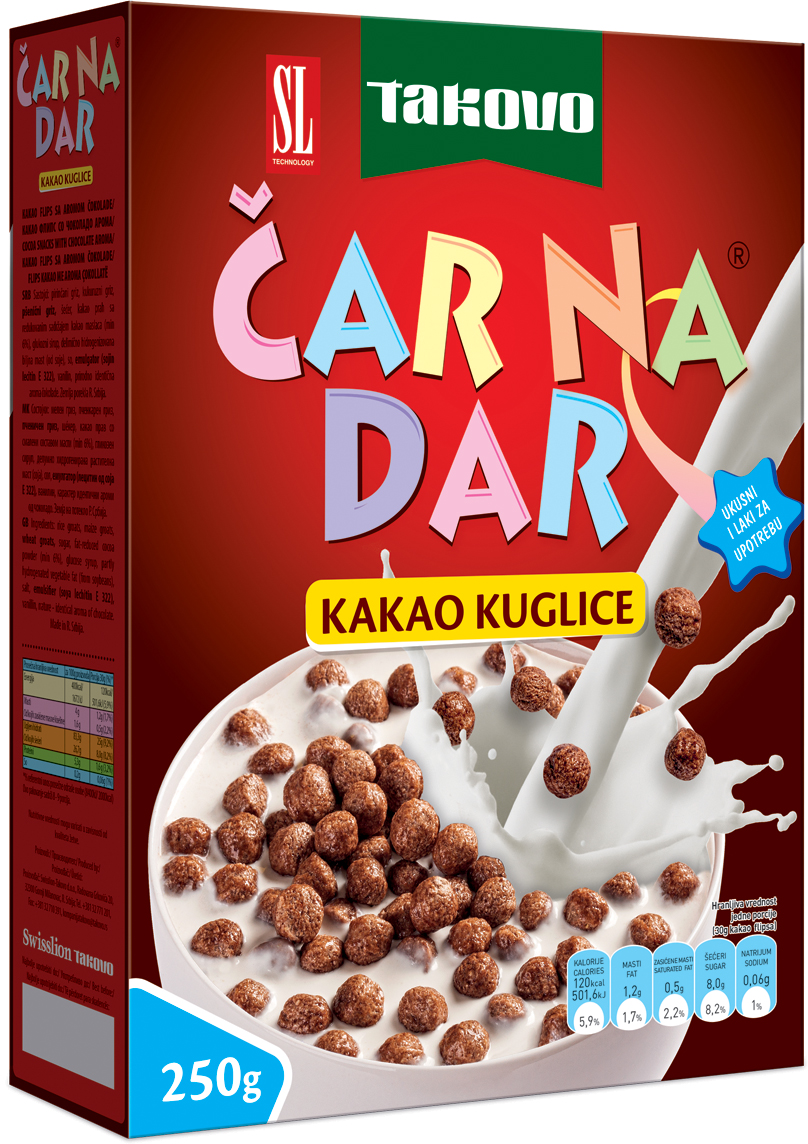 Kuglice ČAR NA DAR Takovo kakao 250g - Cenoteka