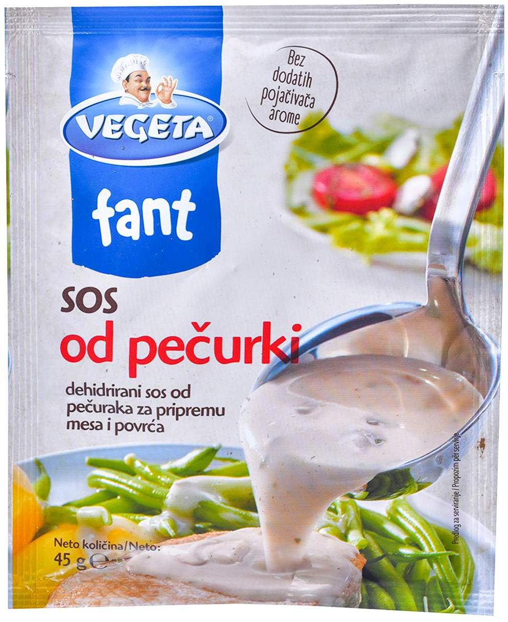 Dodatak VEGETA Fant sos od pečurki 45g - Cenoteka