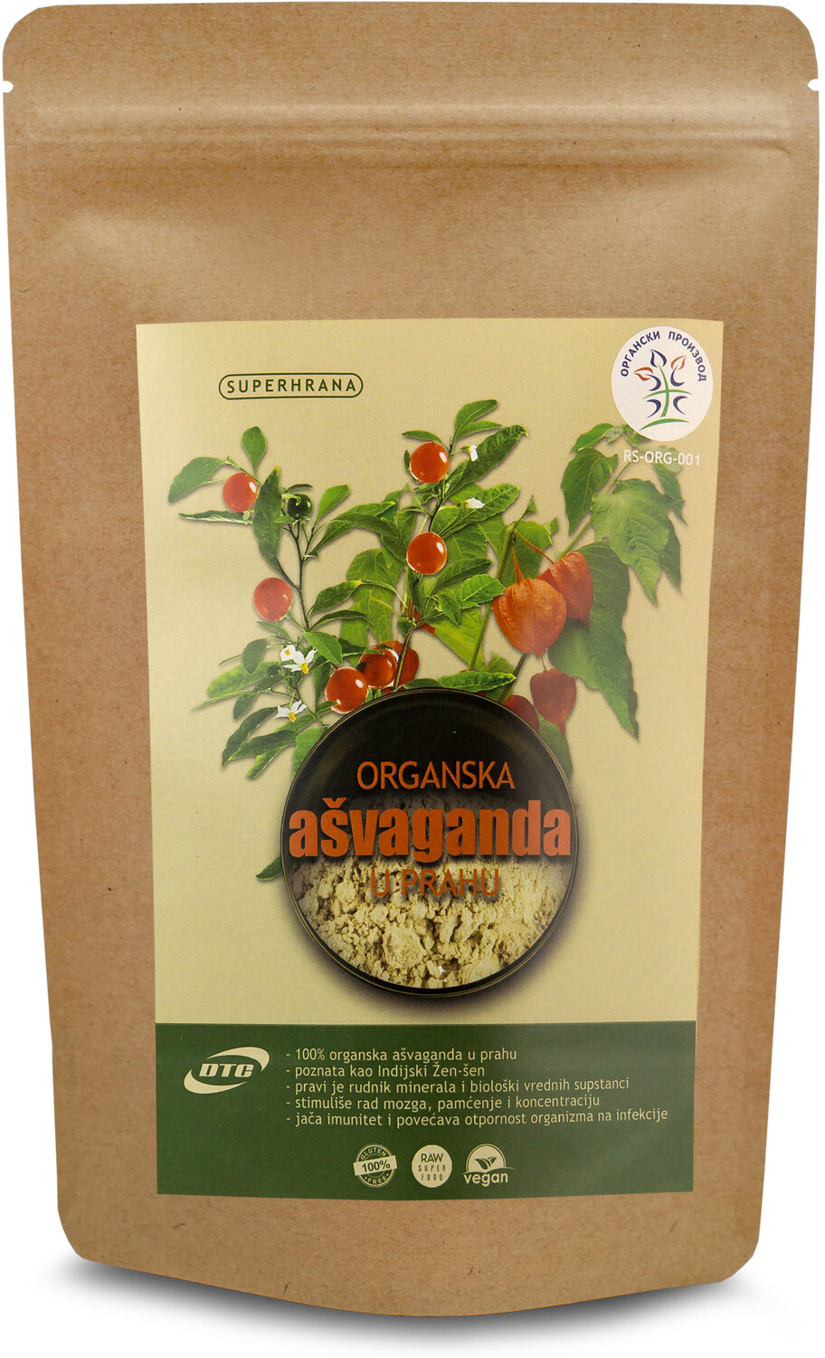 DTC organska ašvaganda u prahu 100g - Cene i Akcije
