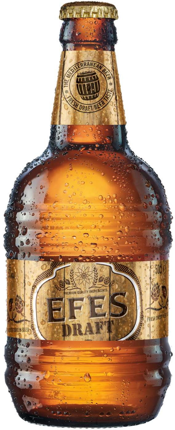 Pivo EFES draft 0,5l - Cenoteka