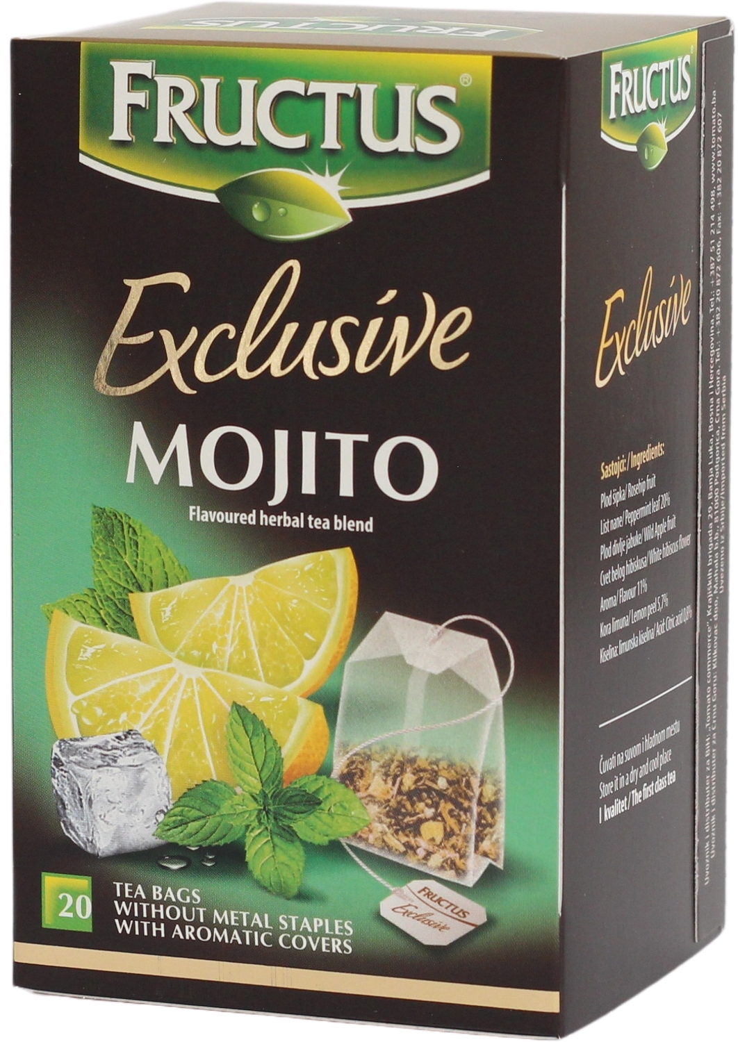 FRUCTUS čaj mojito 60g - Cenoteka