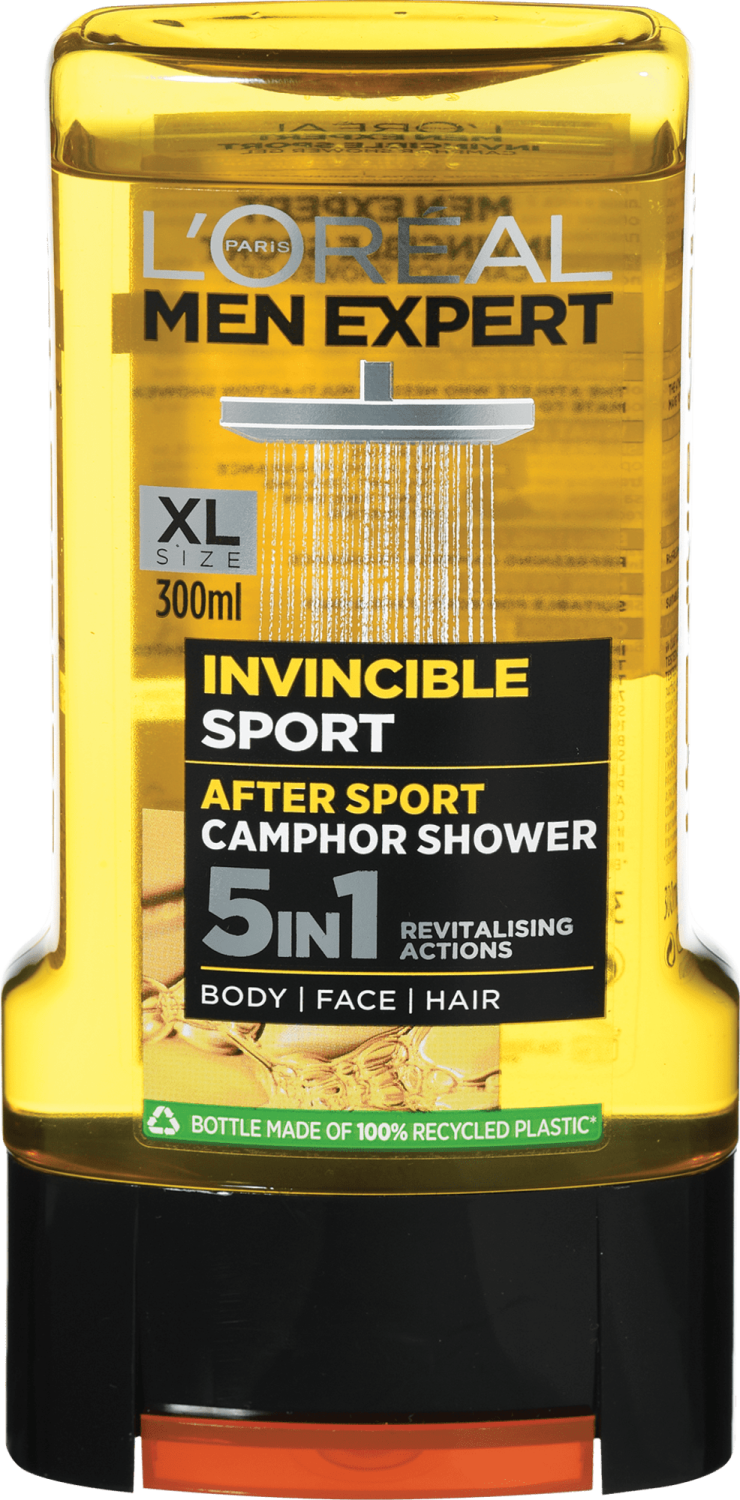 Gel za tuširanje L'OREAL Men expert invicible sport 5in1 300ml - Cenoteka