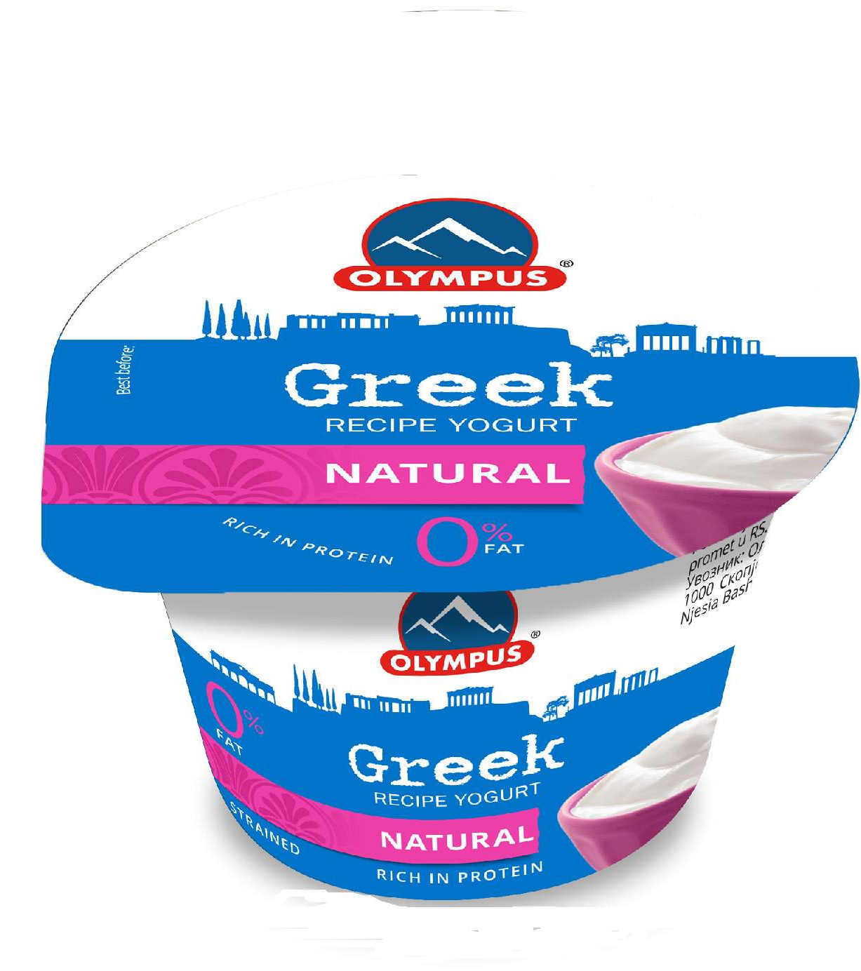 Grčki jogurt OLYMPUS 0%mm 150g - Cenoteka