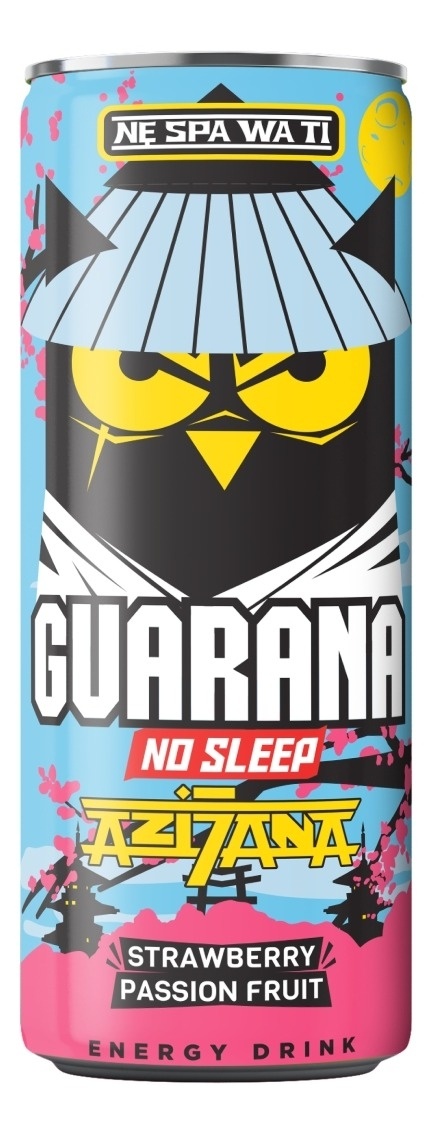 GUARANA Azijana strawberry passion fruit 250ml - Cenoteka