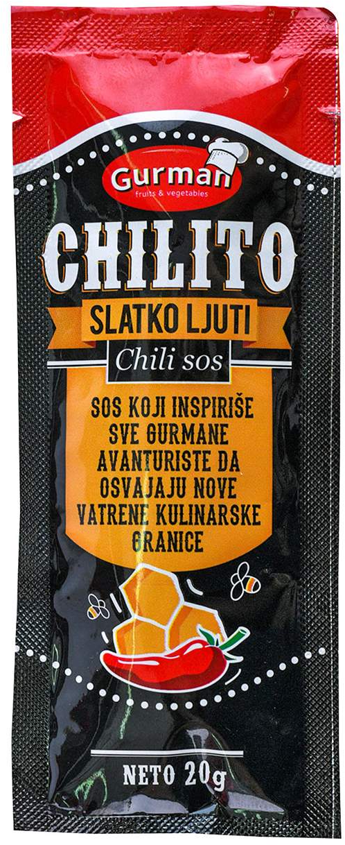 Chilito slatko ljuti sos GURMAN 20g - Cenoteka