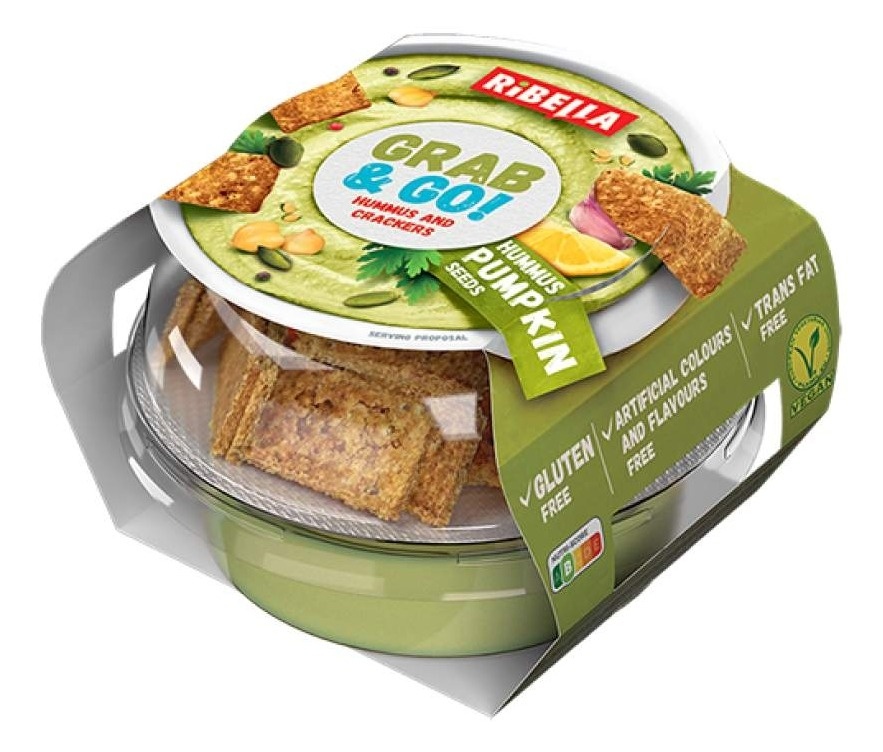 Humus RIBELLA grab n go bundeva 120g - Cenoteka