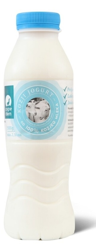 Jogurt kozji 3,5%mm CARPE DIEM 500g - Cenoteka