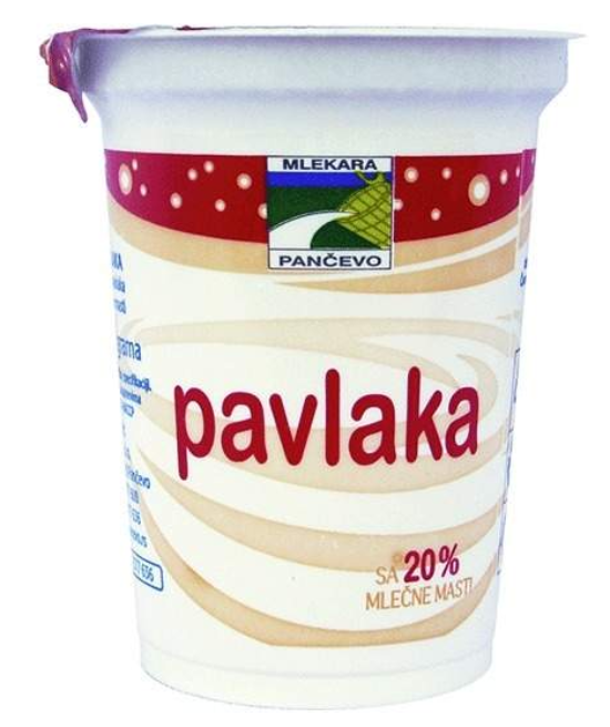 Kisela pavlaka 20%mm MLEKARA PANČEVO 400g - Cenoteka