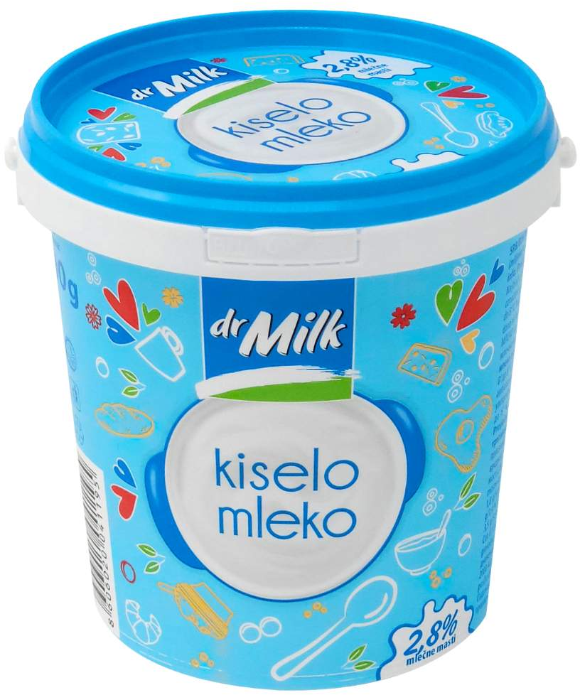 Kiselo mleko DR.MILK 2,8%mm 700g - Cenoteka