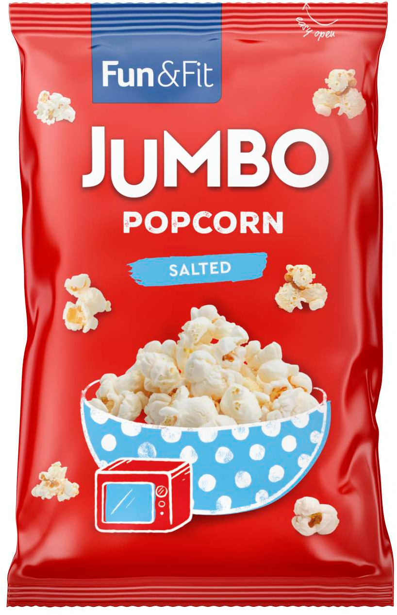 Kokice FUN&FIT Jumbo za mikrotalasnu slane 100g - Cene i Akcije