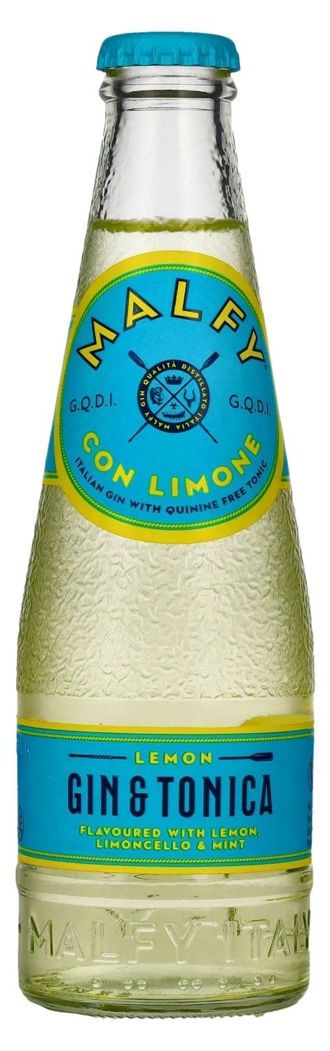 Koktel MALFY Con Limone gin & tonica 0,25l - Cenoteka