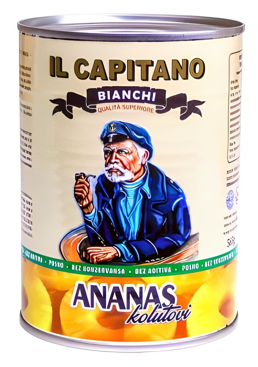 Kompot ananas kolutovi IL CAPITANO 580ml - Cenoteka