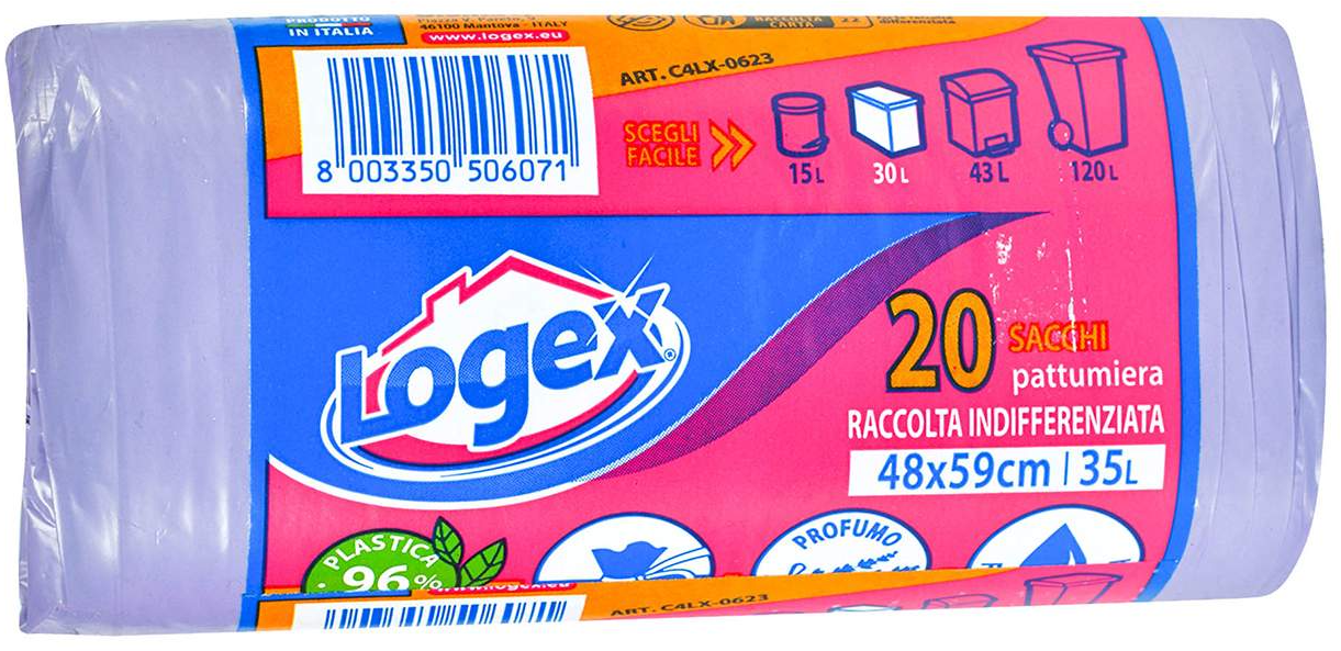 LOGEX kese za smeće parfimisane 30l 20kom - Cenoteka