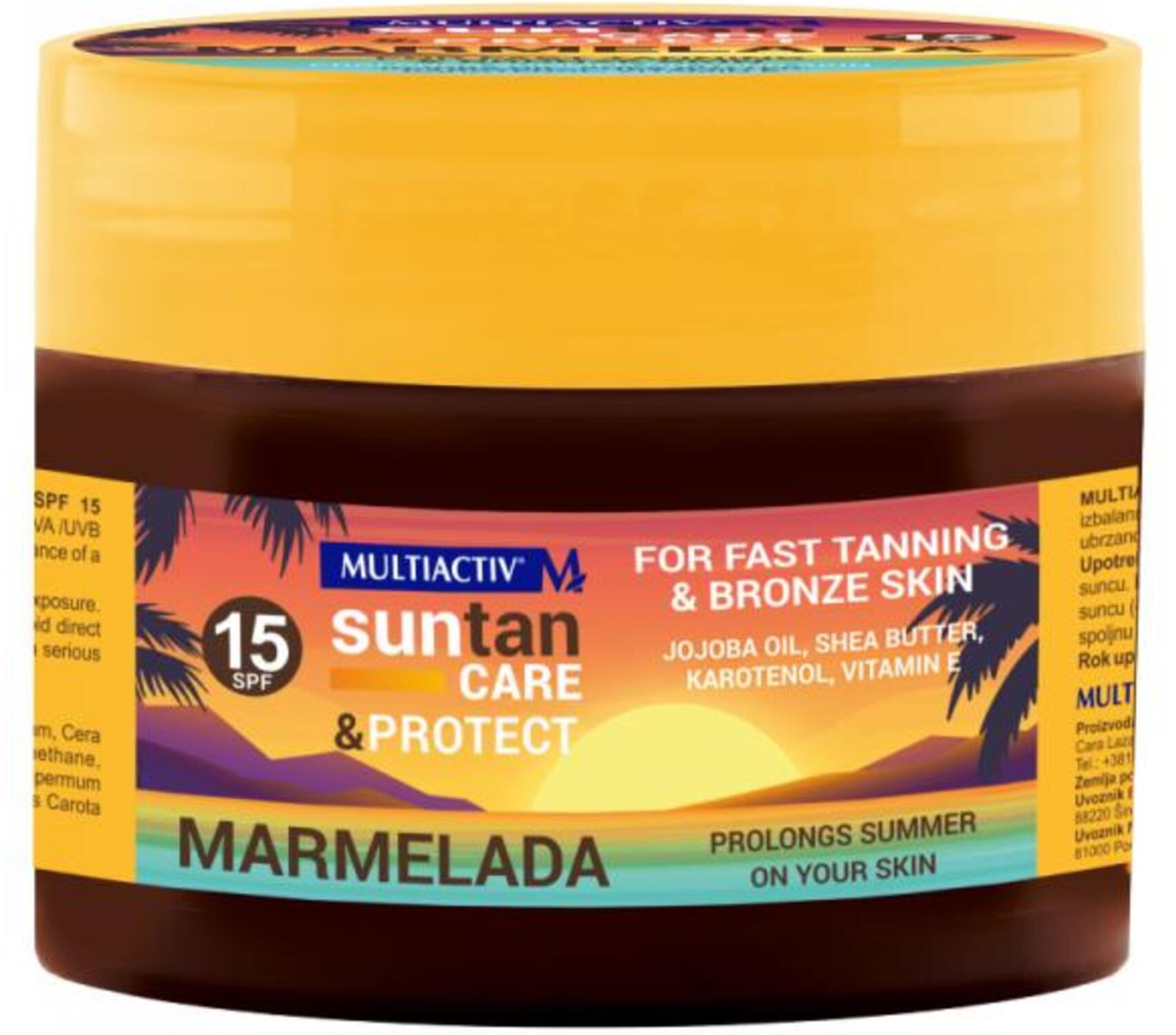 Marmelada za sunčanje MULTIACTIV SPF15 200ml - Cenoteka