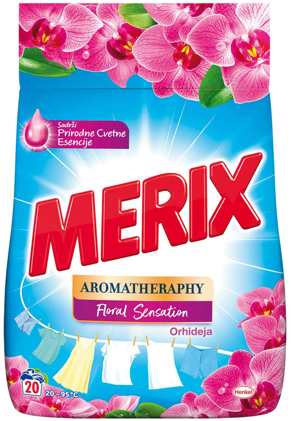 MERIX deterdžent orhideja 20 pranja (1,8kg) - Cenoteka