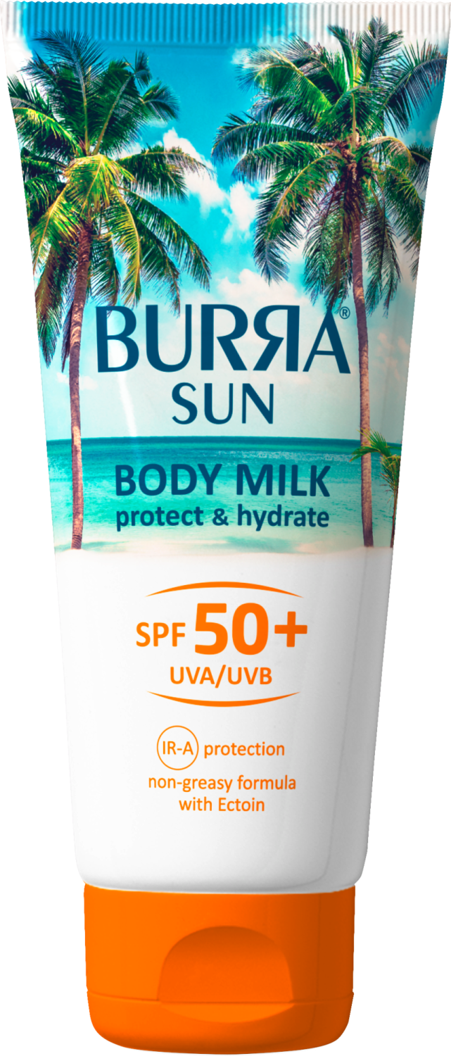 Mleko za sunčanje BURRA sun SPF50+ 200ml - Cenoteka