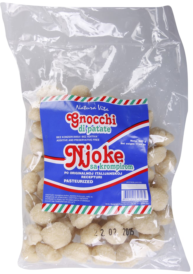 Njoke sa krompirom NATURA VITA 500g - Cenoteka