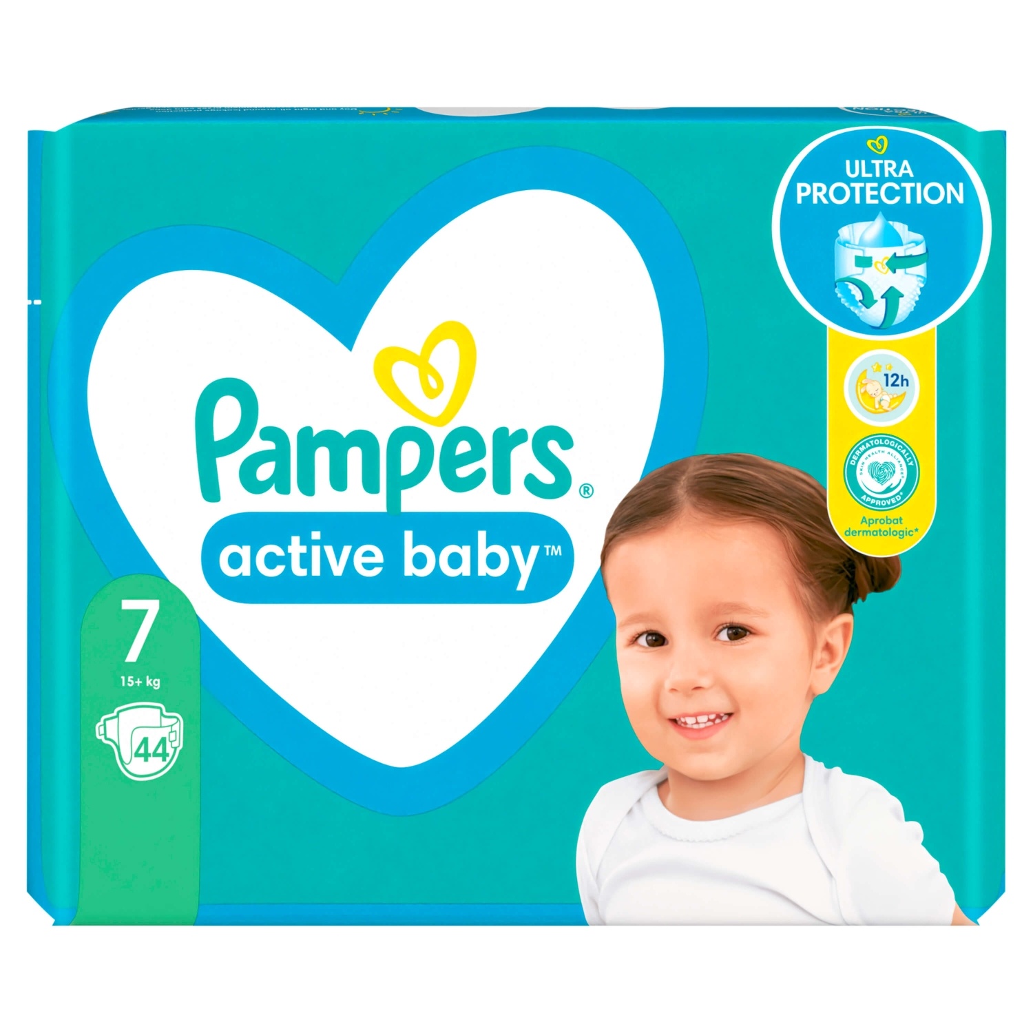 PAMPERS pelene Active baby 7 44kom - Cenoteka