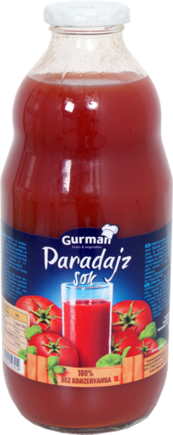 Paradajz sok GURMAN blagi 1l - Cenoteka