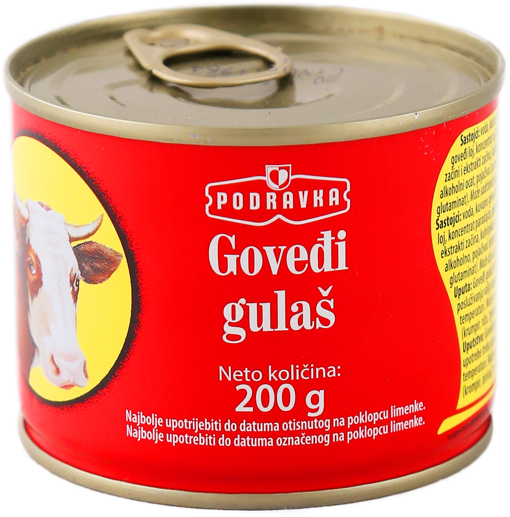 PODRAVKA goveđi gulaš 200g - Cenoteka
