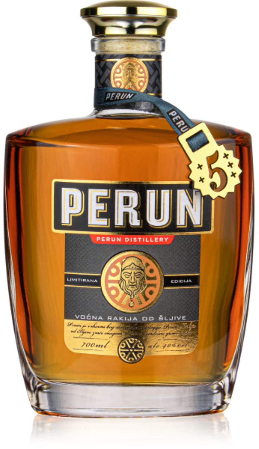 Rakija PERUN šljiva petica 0,7l - Cenoteka