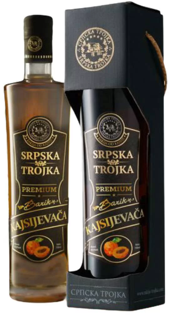 Rakija SRPSKA TROJKA kajsija barik 0,7l - Cenoteka