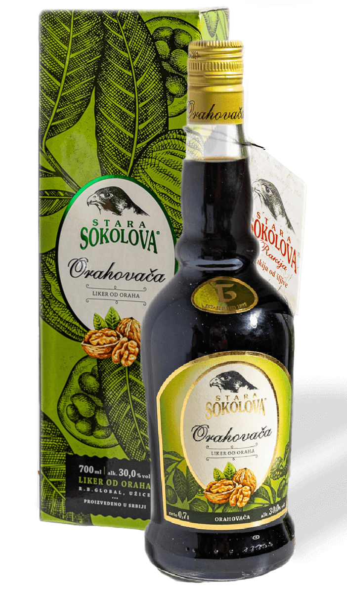 Rakija STARA SOKOLOVA orahovača 30% 0,7l - Cenoteka
