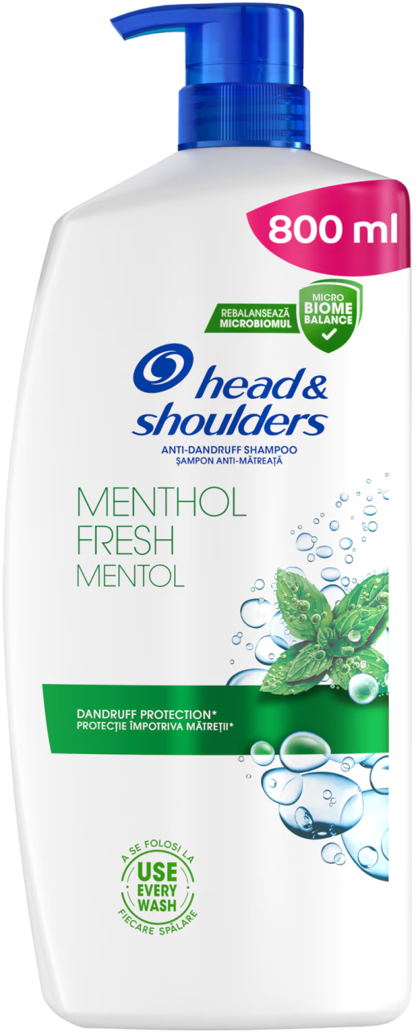Šampon HEAD&SHOULDERS menthol fresh 800ml - Cenoteka