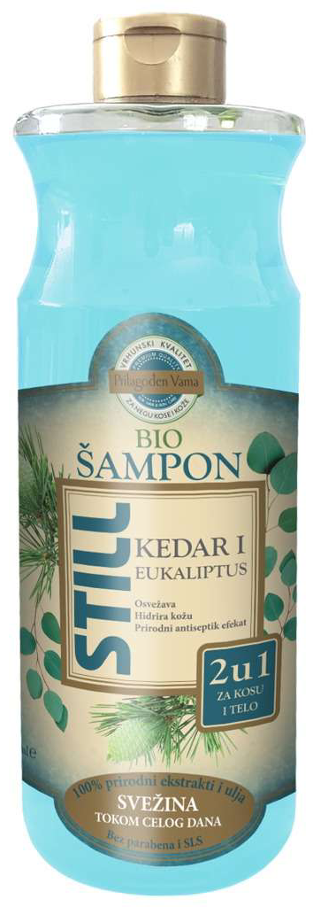 Šampon STILL bio 2u1 kedar eukaliptus 1l - Cenoteka