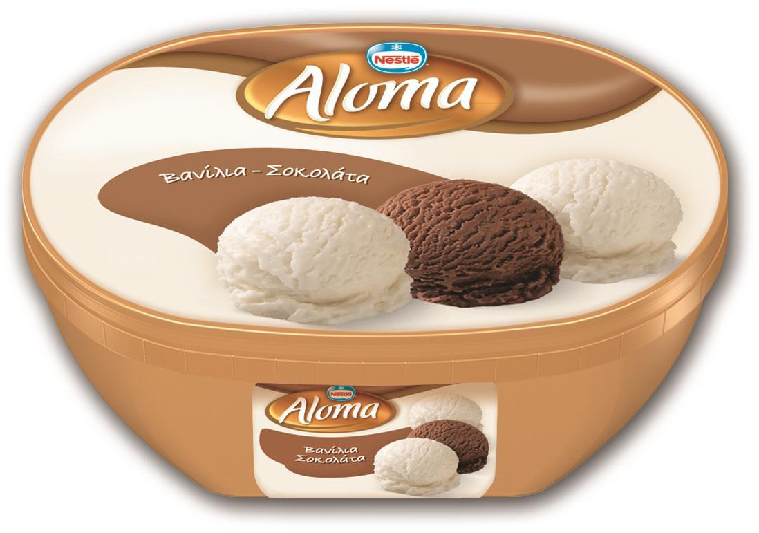 Sladoled ALOMA vanilla cocoa 900ml - Cenoteka