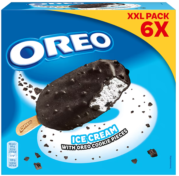 Sladoled OREO štapić multipack 6x90ml - Cenoteka