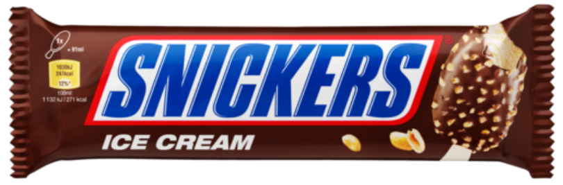 Sladoled SNICKERS 91ml - Cenoteka