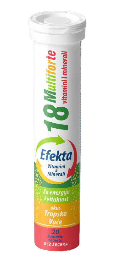 Šumeće tablete EFEKTA multiforte 18 20kom - Cenoteka