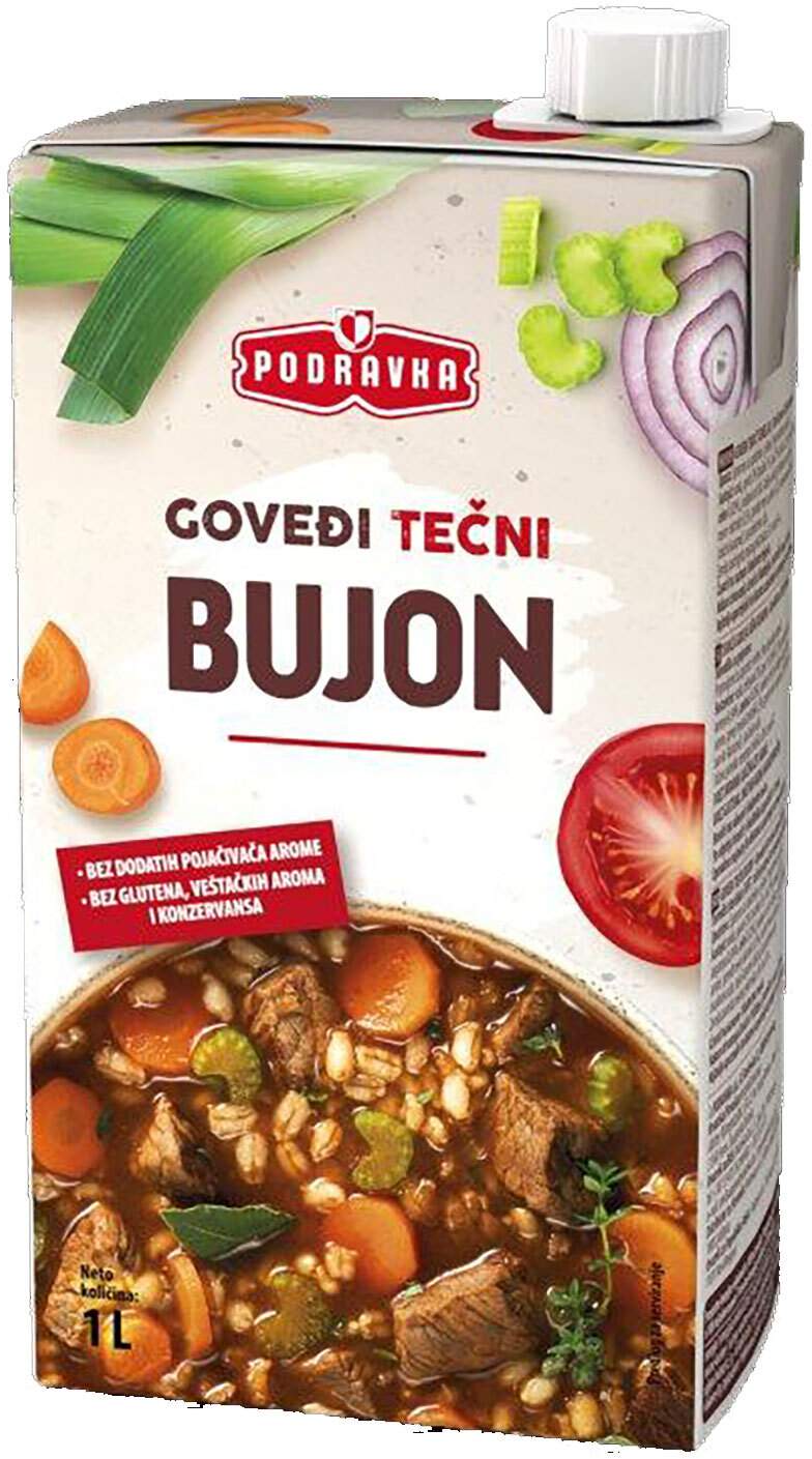 Tečni bujon PODRAVKA goveđi 1l - Cenoteka