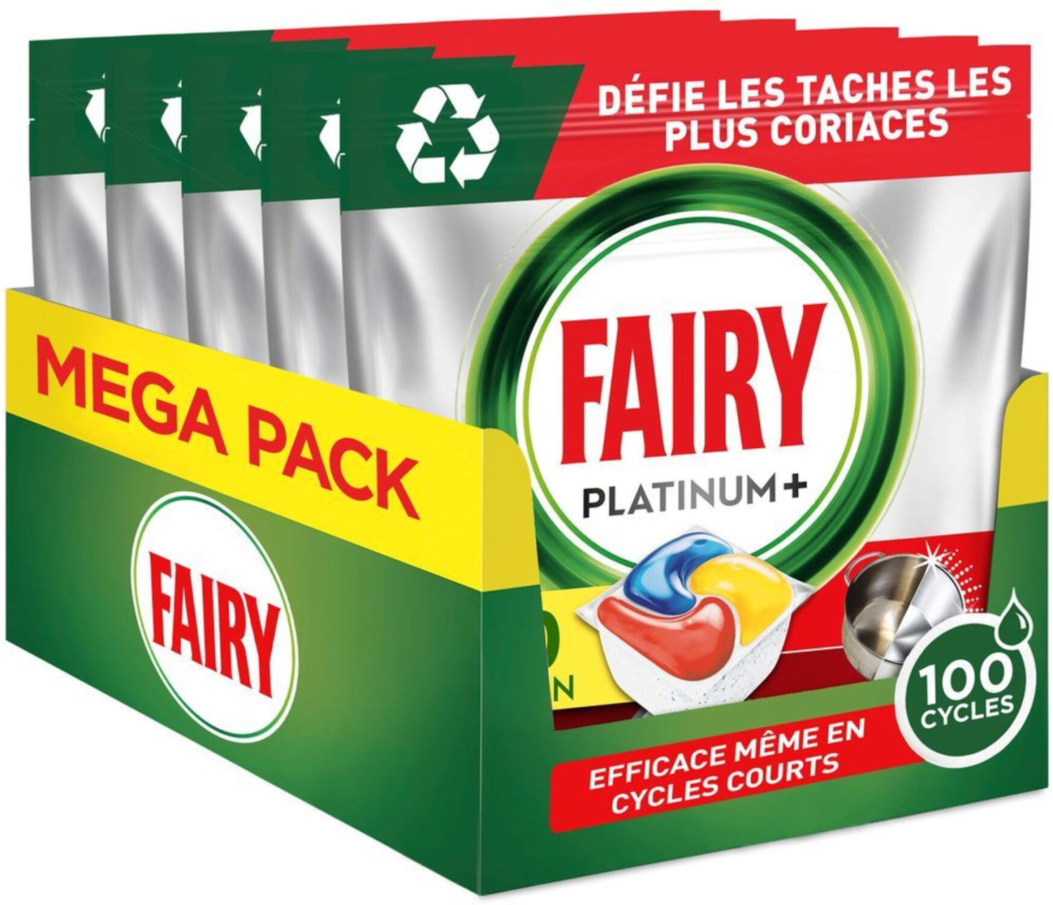Tablete FAIRY Platinum Plus 5x20kom - Cenoteka