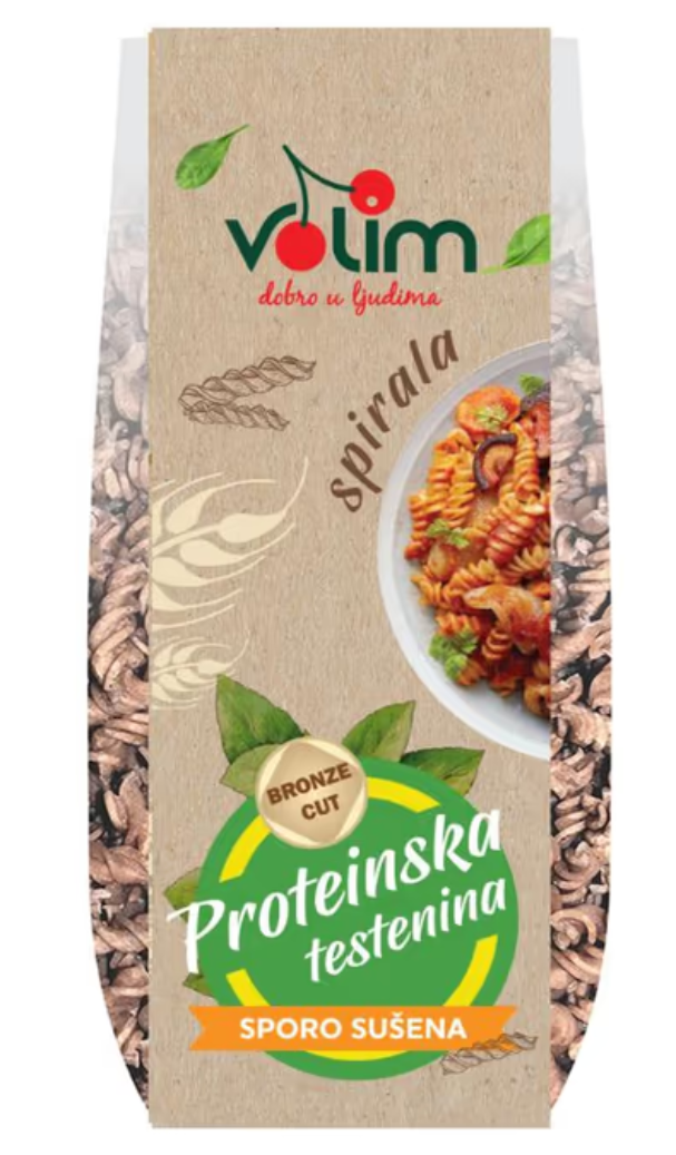 Proteinska testenina spirala VOLIM 250g - Cenoteka