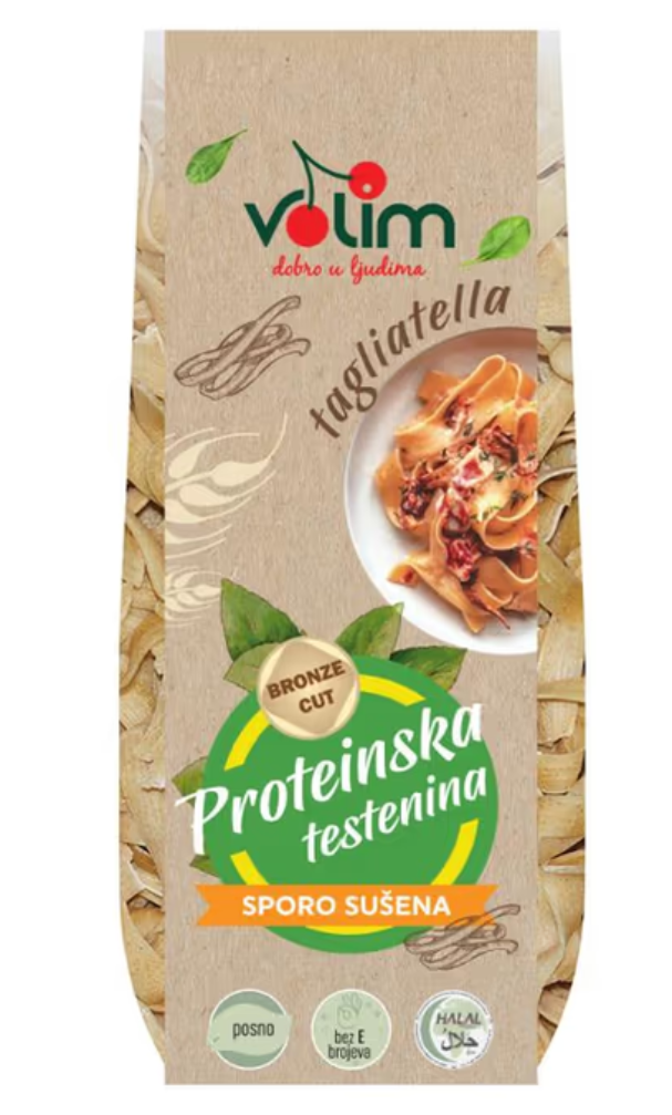 Proteinska testeina tagliatella VOLIM 250g - Cenoteka