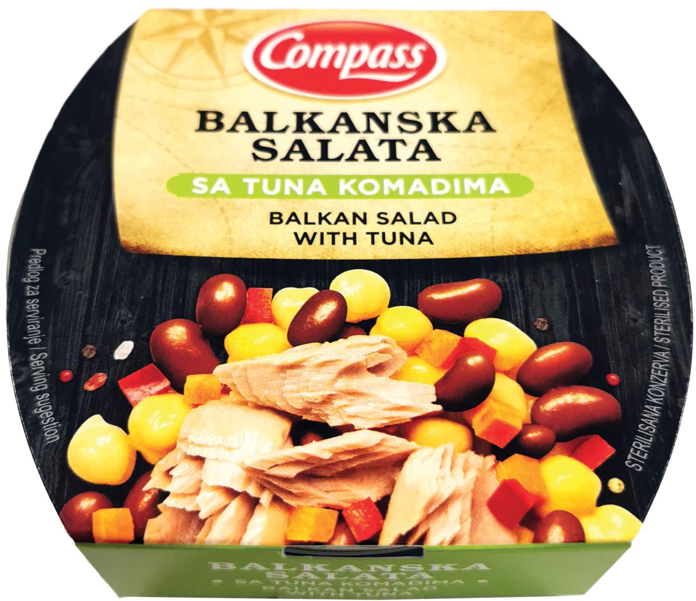 Tunjevina COMPASS balkanska salata 160g - Cenoteka